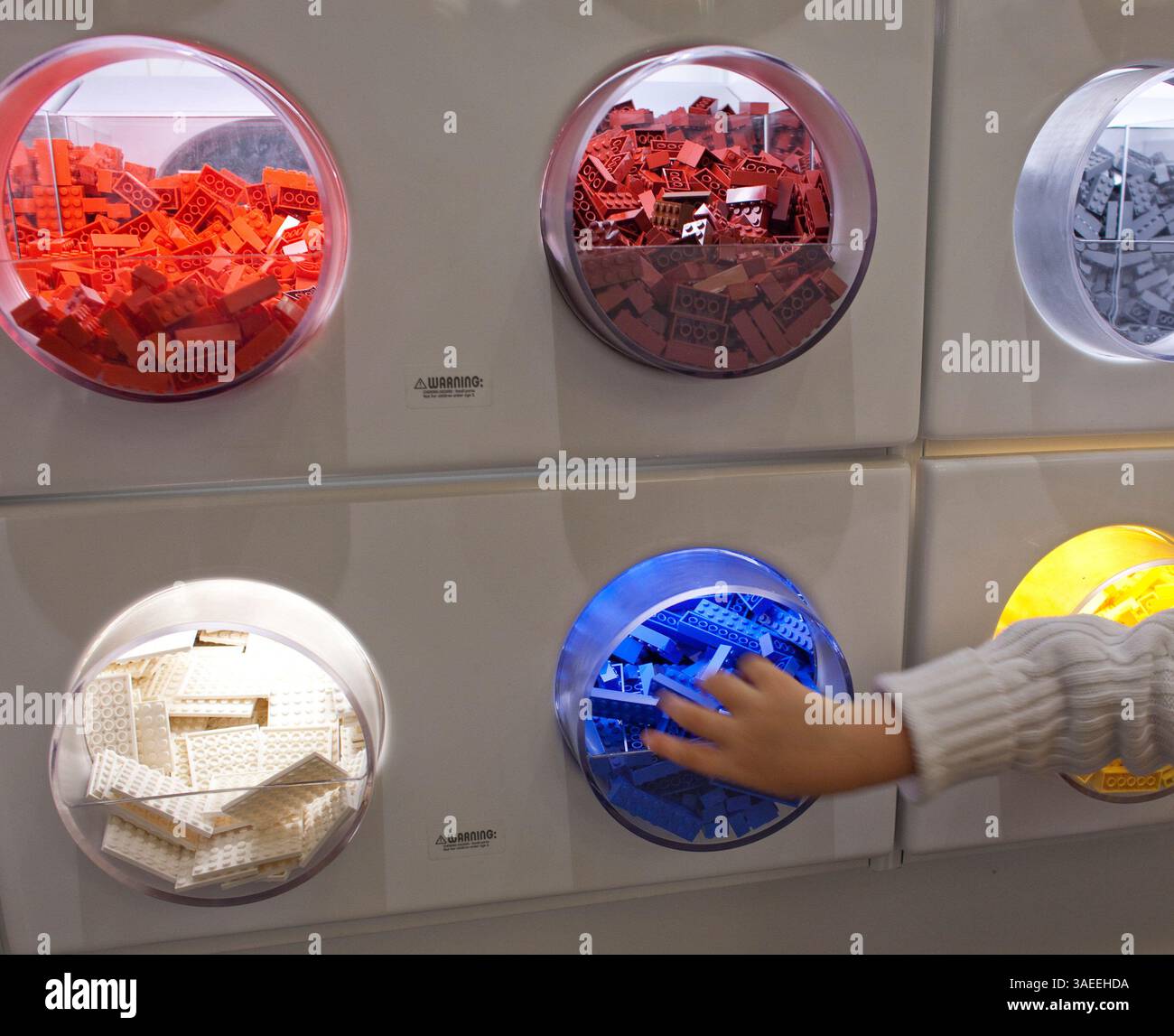 Nov. 19, 2011 - Mission Viejo, California, U.S. - A LEGO brick section ...