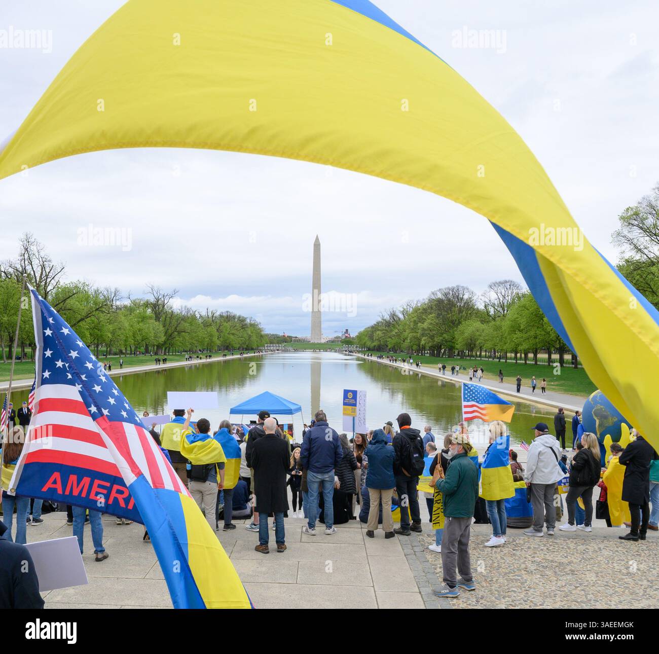 April 6, 2025, Washington, DC-- A rally was held at the Lincoln ...