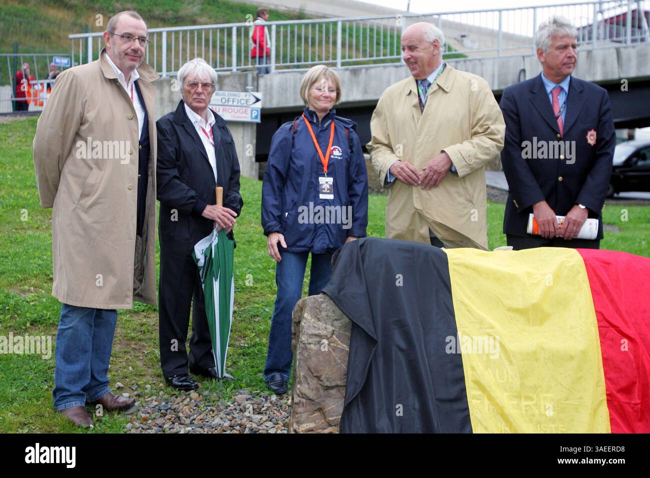 Monument to former driver and journalist Paul Frere is unveiled by ...