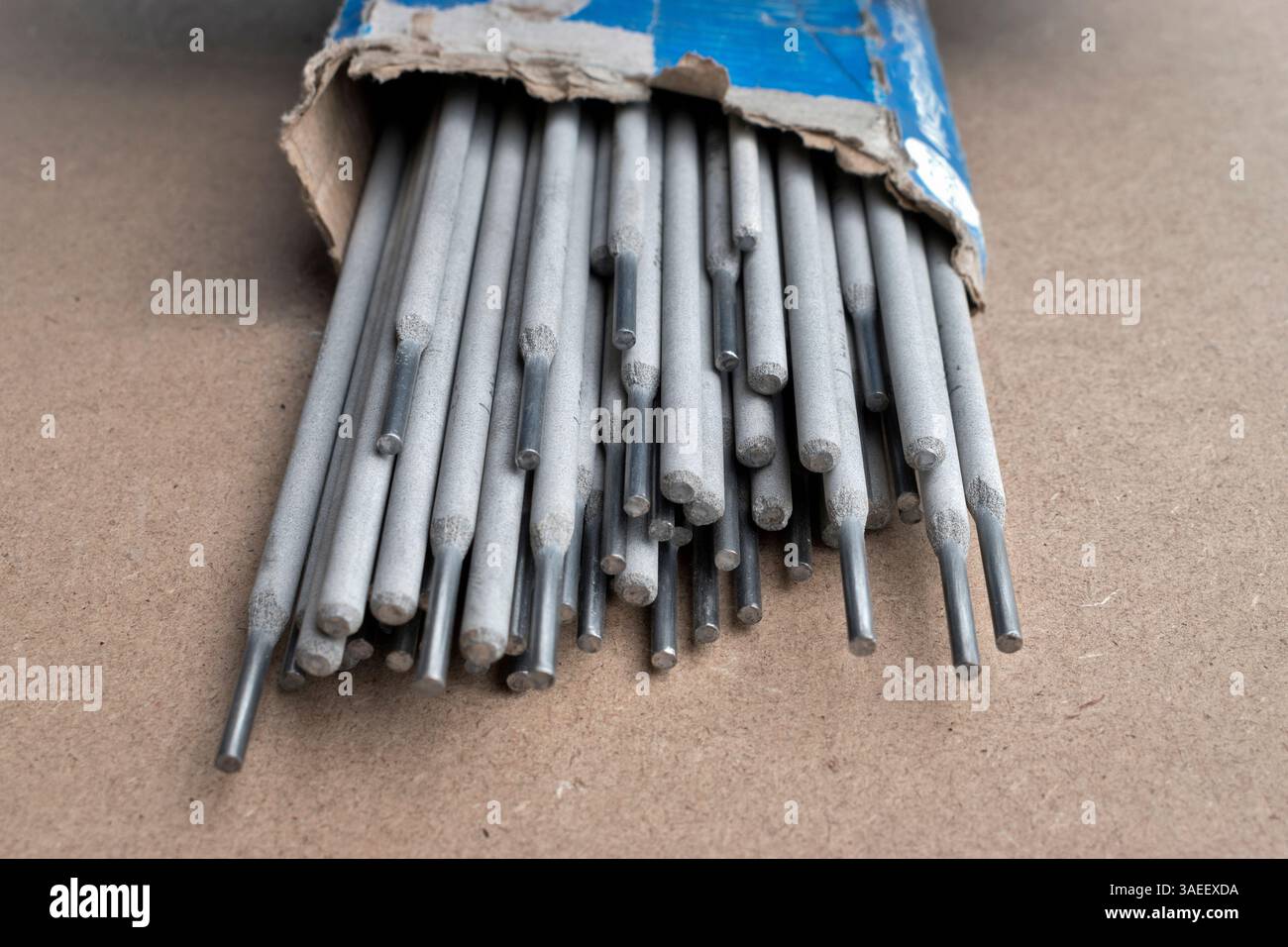 Steel welding rod. Welding electrode. Iron and steel welding stick ...