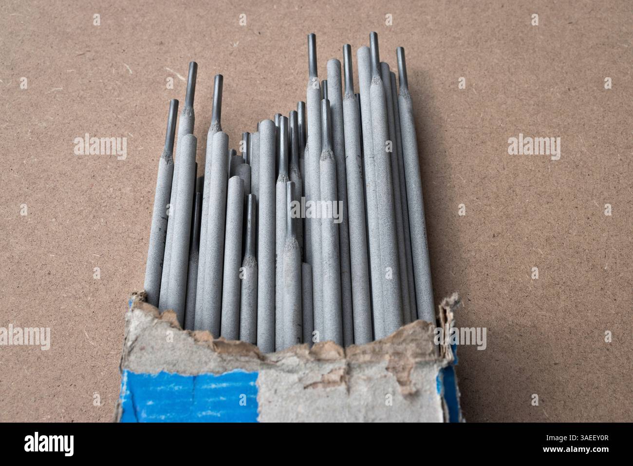 Steel welding rod. Welding electrode. Iron and steel welding stick ...