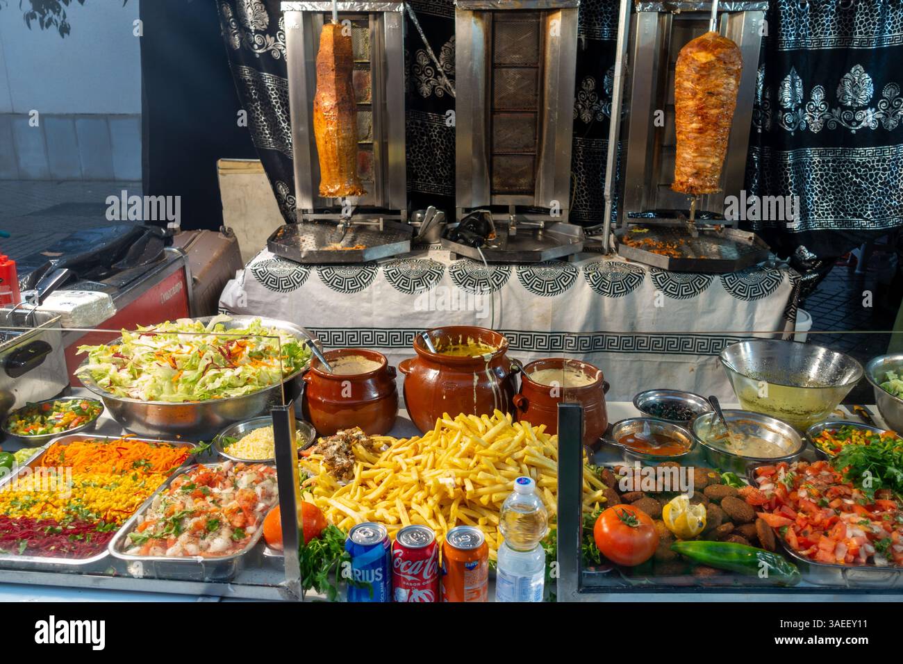 Cordoba Medieval Market Delicious Street Food Stall, Traditional ...