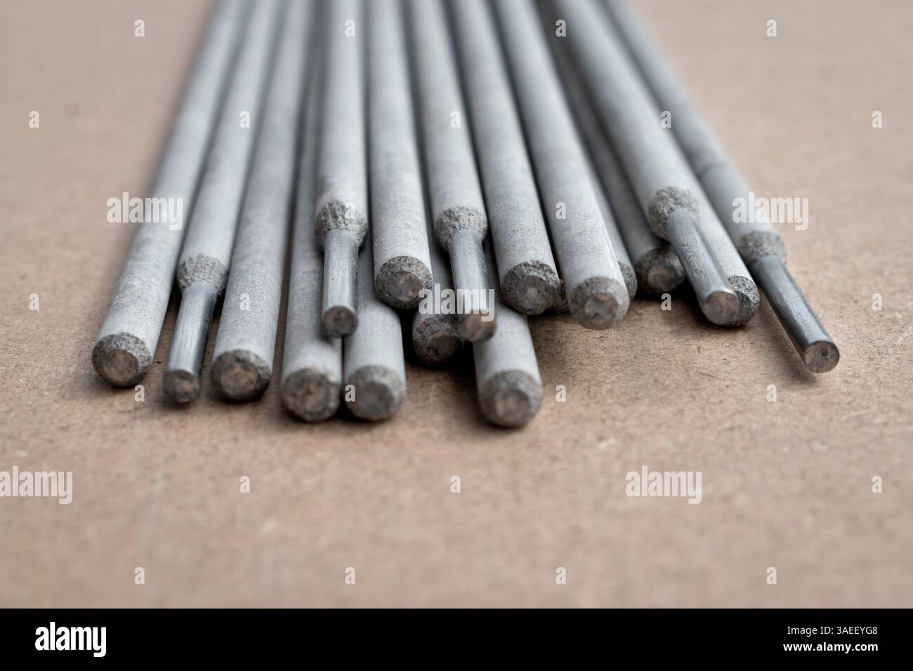 Steel welding rod. Welding electrode. Iron and steel welding stick ...