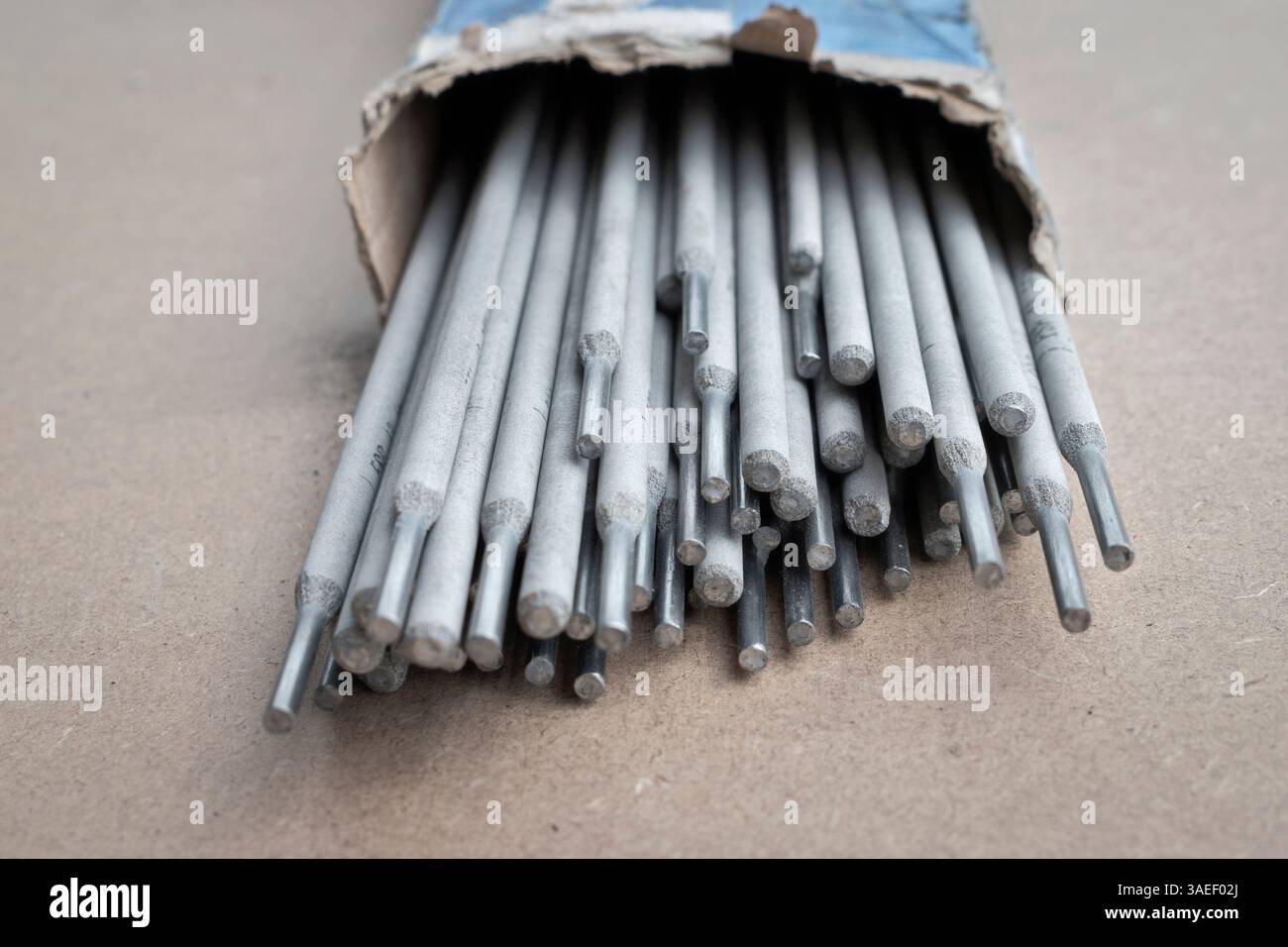 Steel welding rod. Welding electrode. Iron and steel welding stick ...