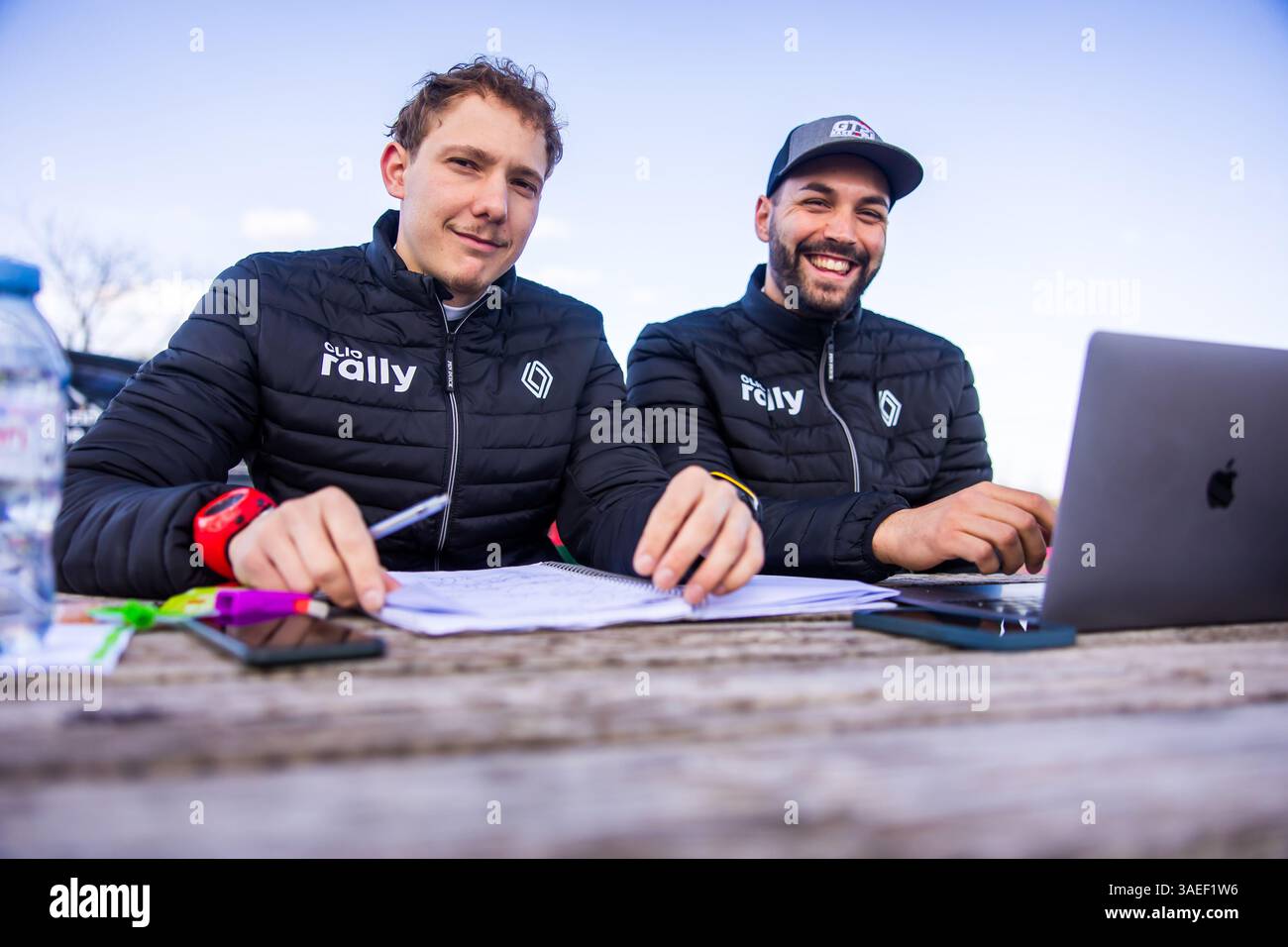 Capdenac, France. 06th Apr, 2025. PELLEREY Tom, FAUCHER Herve, Renault ...