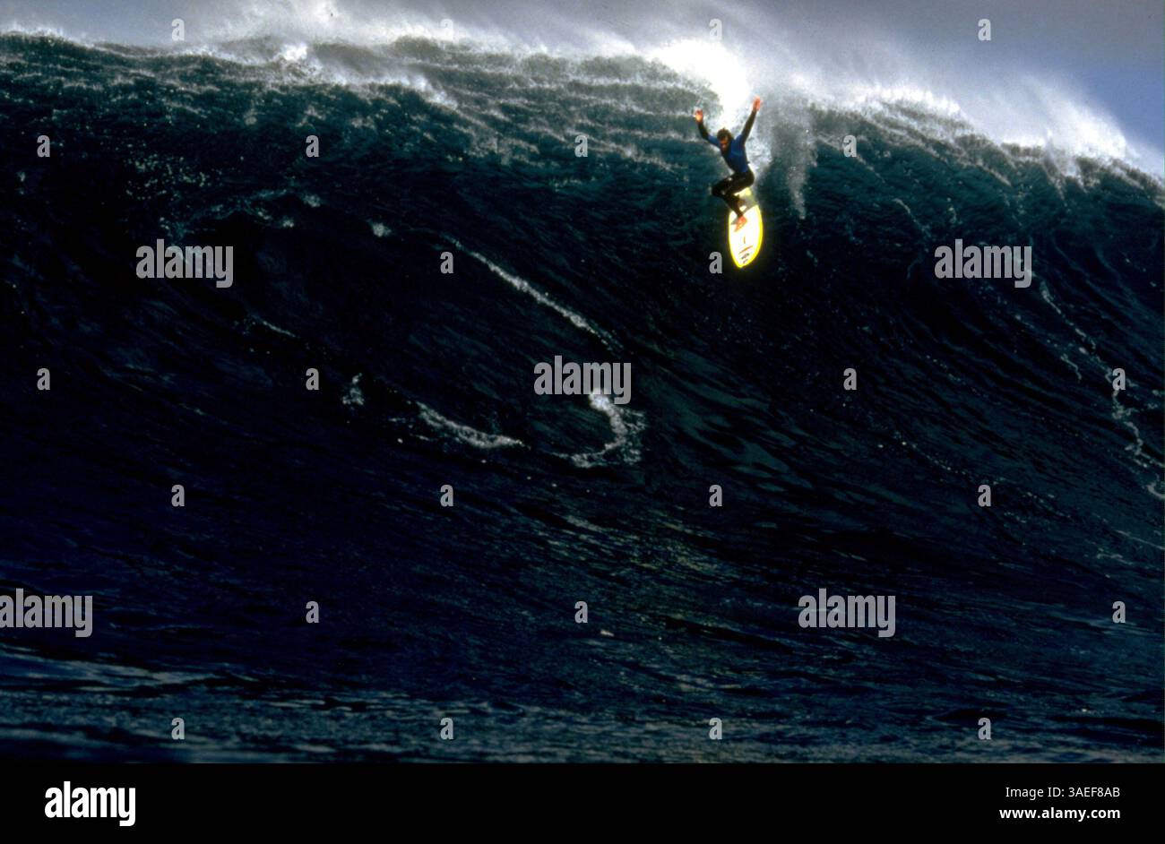 Feb 01, 1998; Baja Norte, Mexico; Big Wave Surfing: Surfer CARLOS BURLE ...