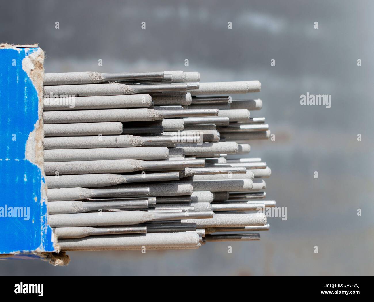 Steel welding rod. Welding electrode. Iron and steel welding stick ...