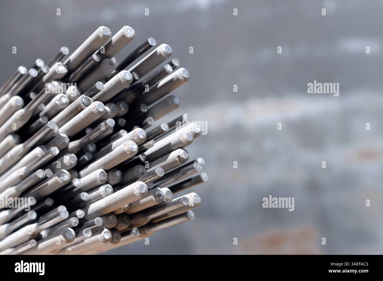 Steel welding rod. Welding electrode. Iron and steel welding stick ...