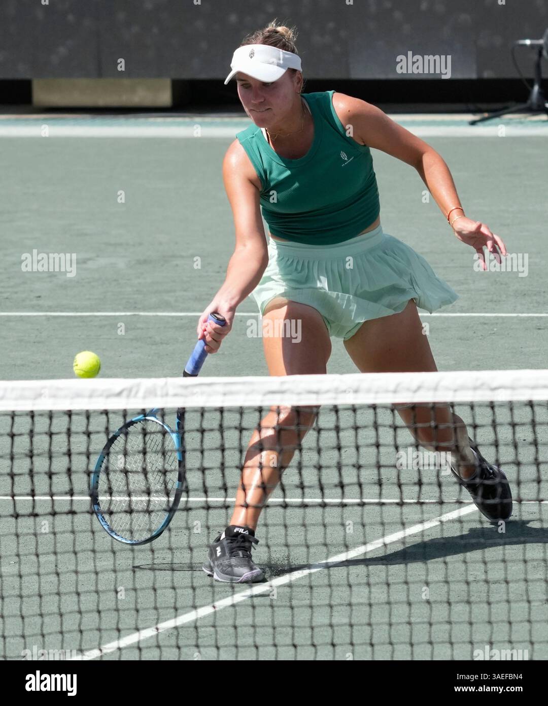 April 6, 2025: Sofia Kenin (USA) loses to Jessica Pegula (USA) 6-3, 7-5 ...