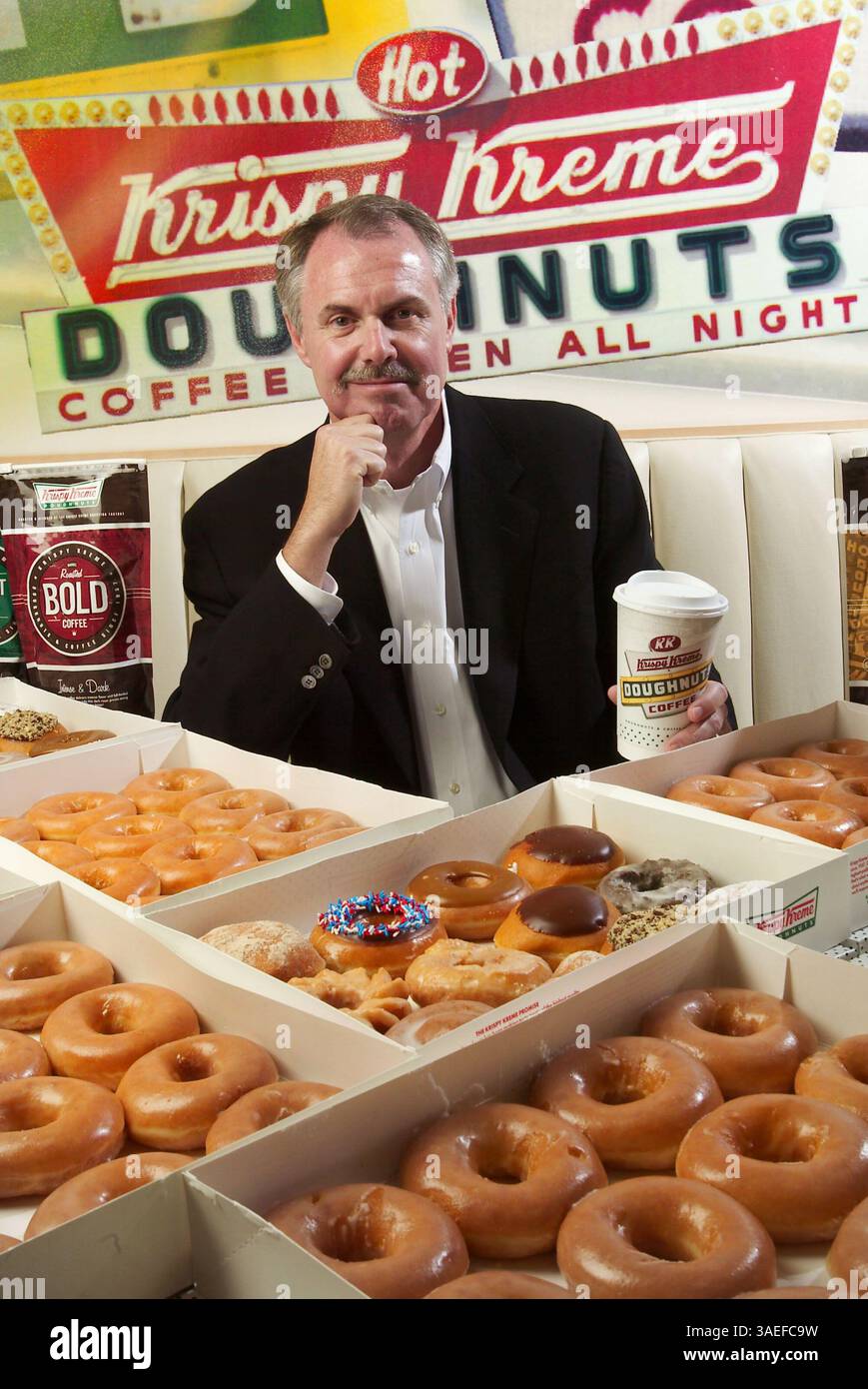 Krispy Kreme doughnut President and CEO SCOTT LIVENGOOD joined the ...