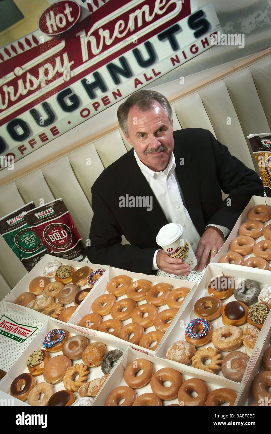 Sep 15, 2003; Winston-Salem, NC, USA; Krispy Kreme doughnut President ...