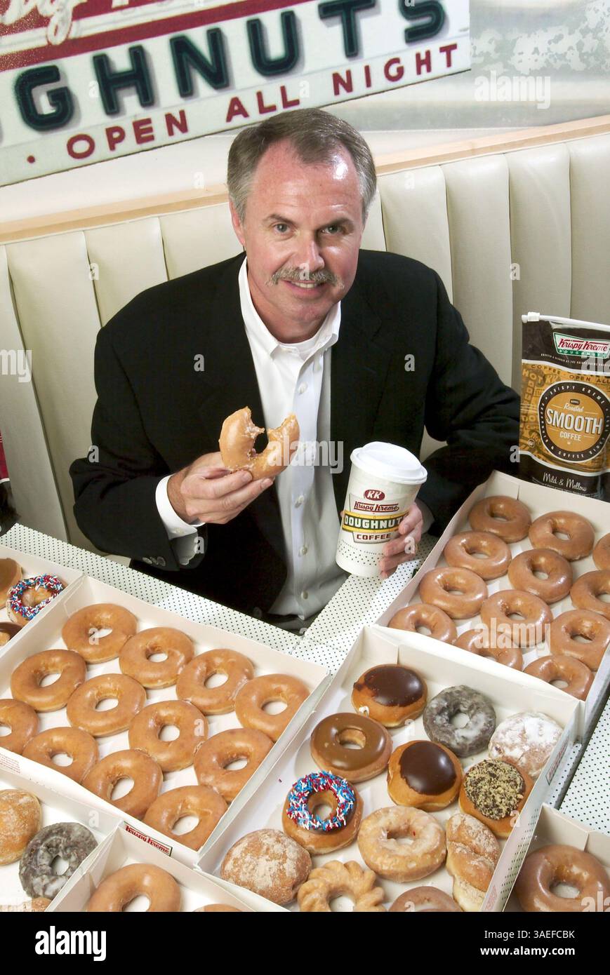 Sep 15, 2003; Winston-Salem, NC, USA; Krispy Kreme doughnut President ...