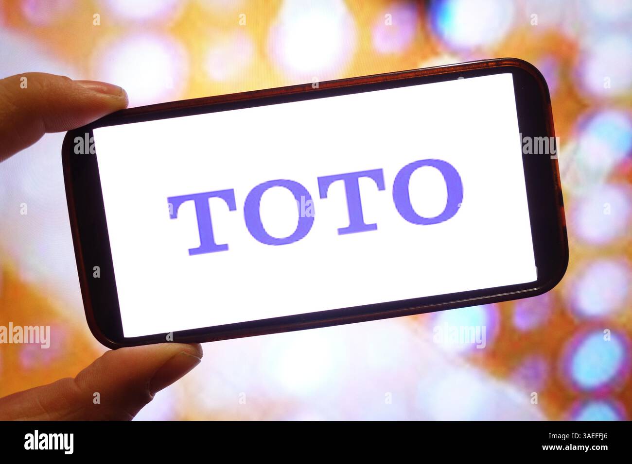 Poland. 6th Apr, 2025. In this photo illustration, the TOTO company ...