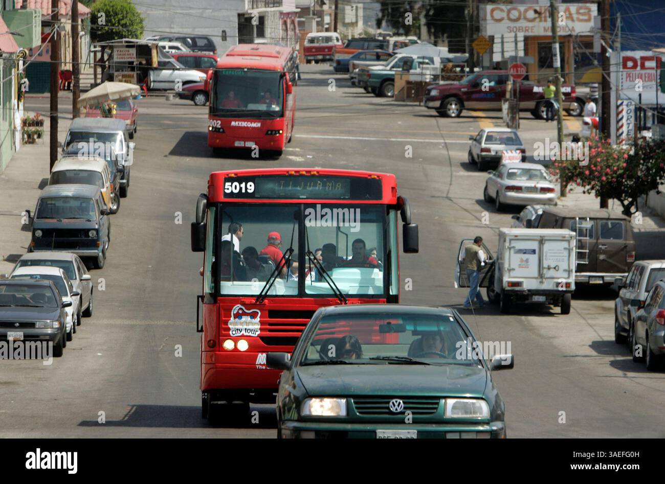 July 15, 2008, Tijuana, Baja California, Mexico . A pair of tourist ...
