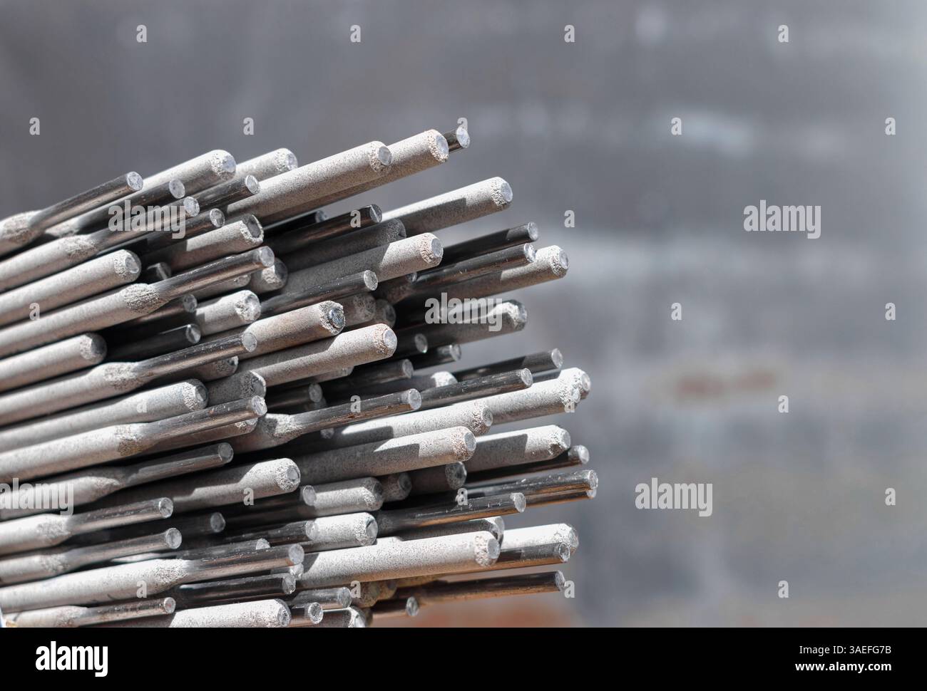 Steel welding rod. Welding electrode. Iron and steel welding stick ...