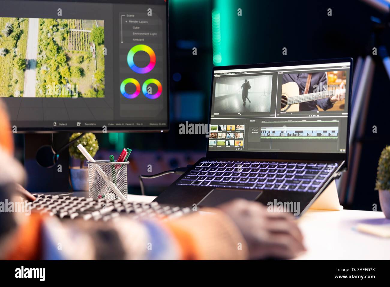 Cinematic video transitions hi-res stock photography and images - Alamy