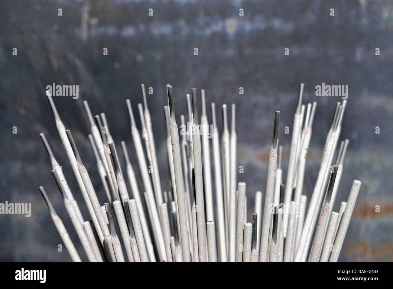 Steel welding rod. Welding electrode. Iron and steel welding stick ...