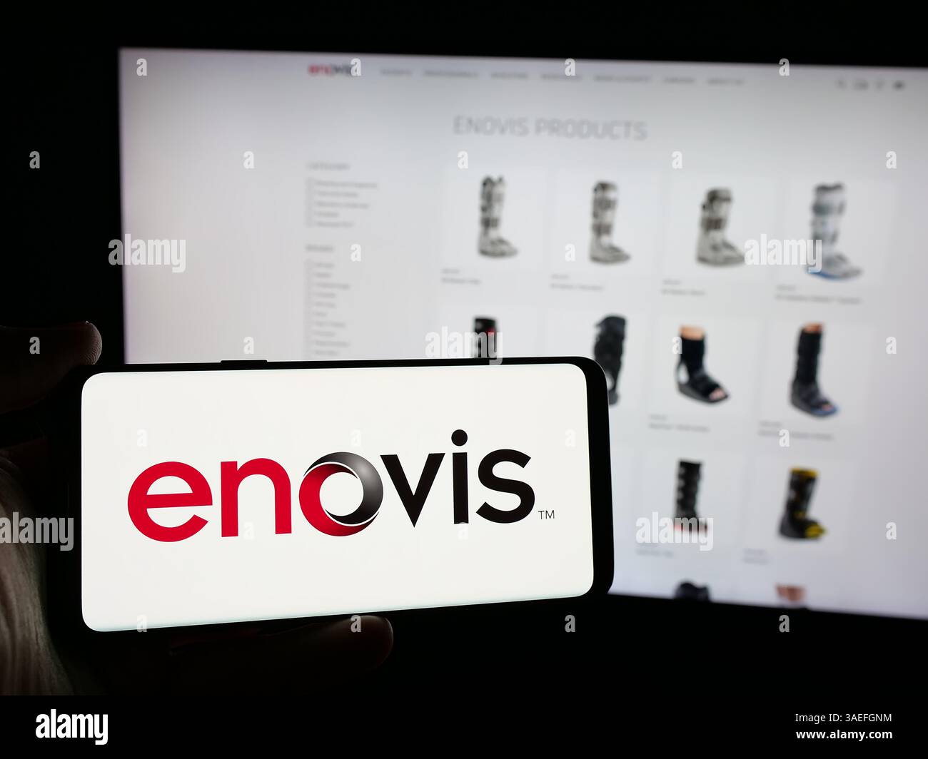 Germany. 7th Nov, 2024. In this photo illustration, a person is holding ...