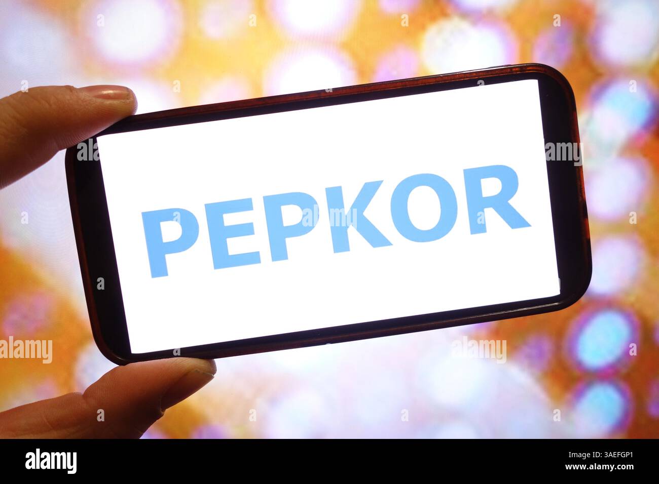 Poland. 6th Apr, 2025. In this photo illustration, the Pepkor company ...