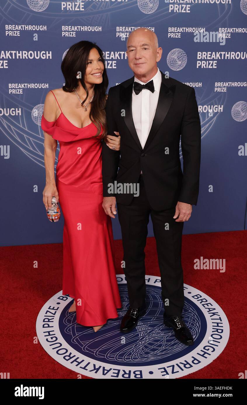 Lauren Sanchez, Jeff Bezos attend the 11th Breakthrough Prize Ceremony ...
