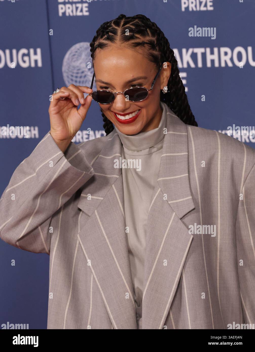 Santa Monica, USA. 06th Apr, 2025. Alicia Keys attends the 11th ...