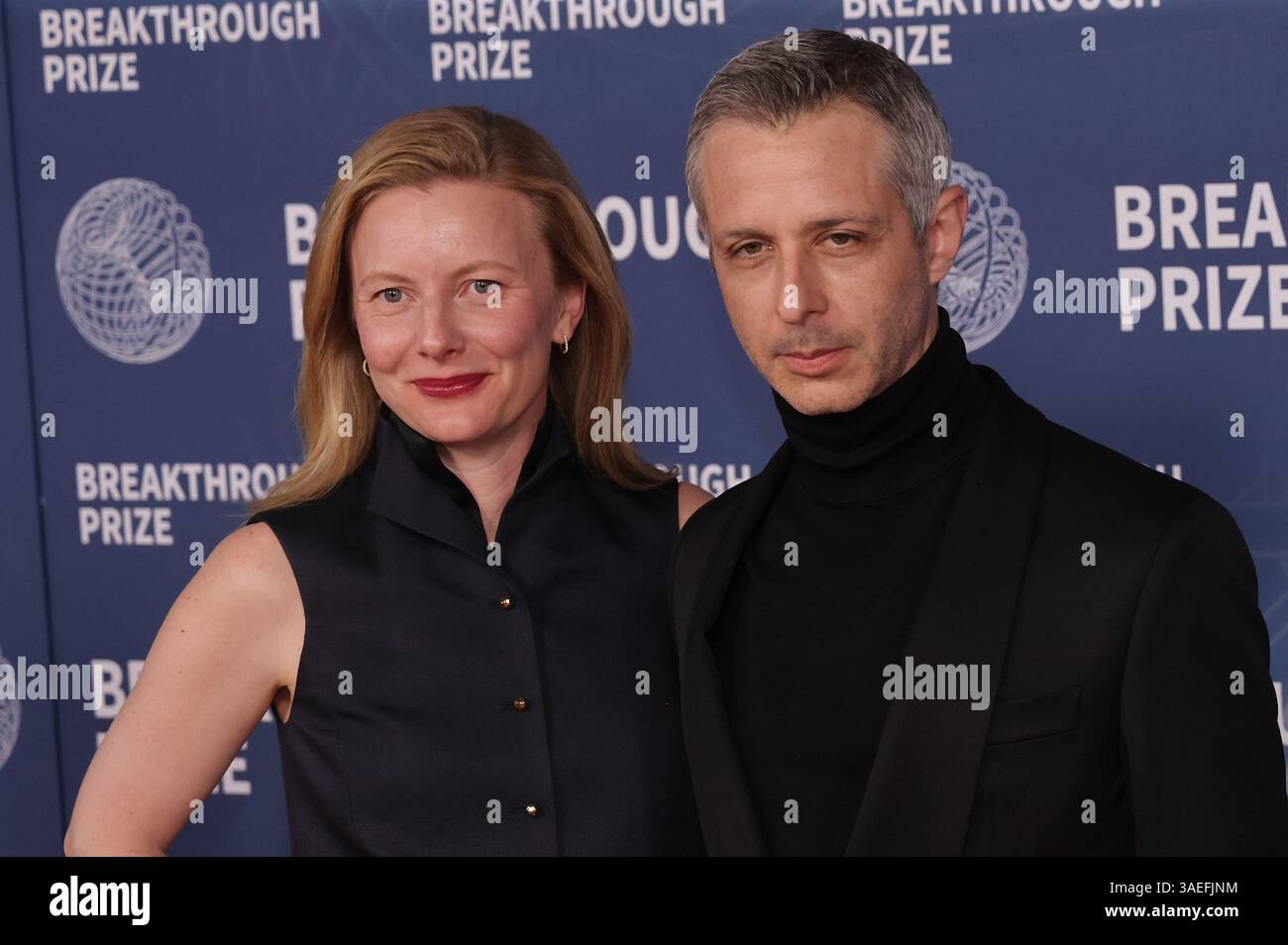 Santa Monica, USA. 06th Apr, 2025. Emma Wall, Jeremy Strong attend the ...