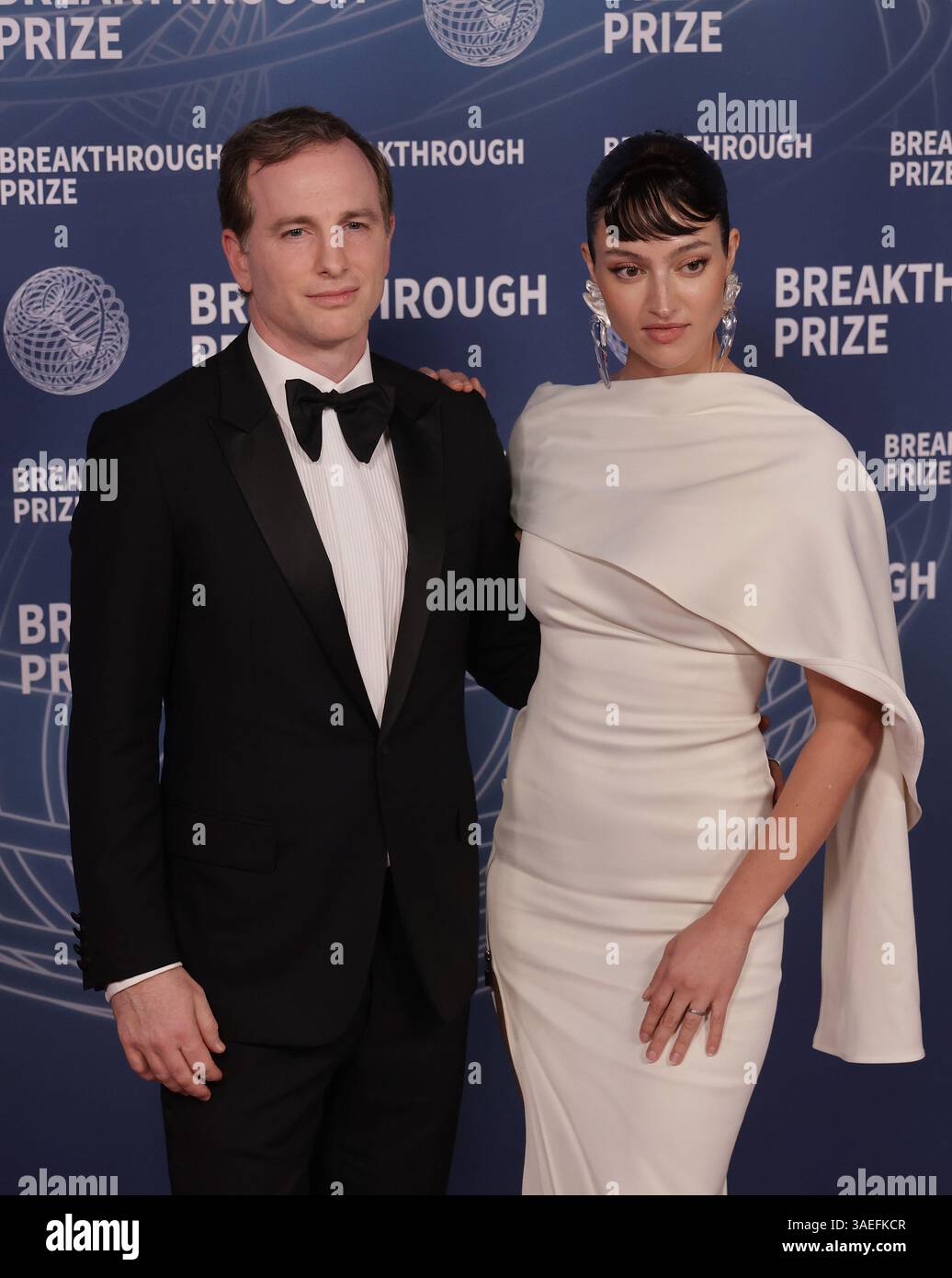 Isabelle Boemeke, Joe Gebbia attend the 11th Breakthrough Prize ...