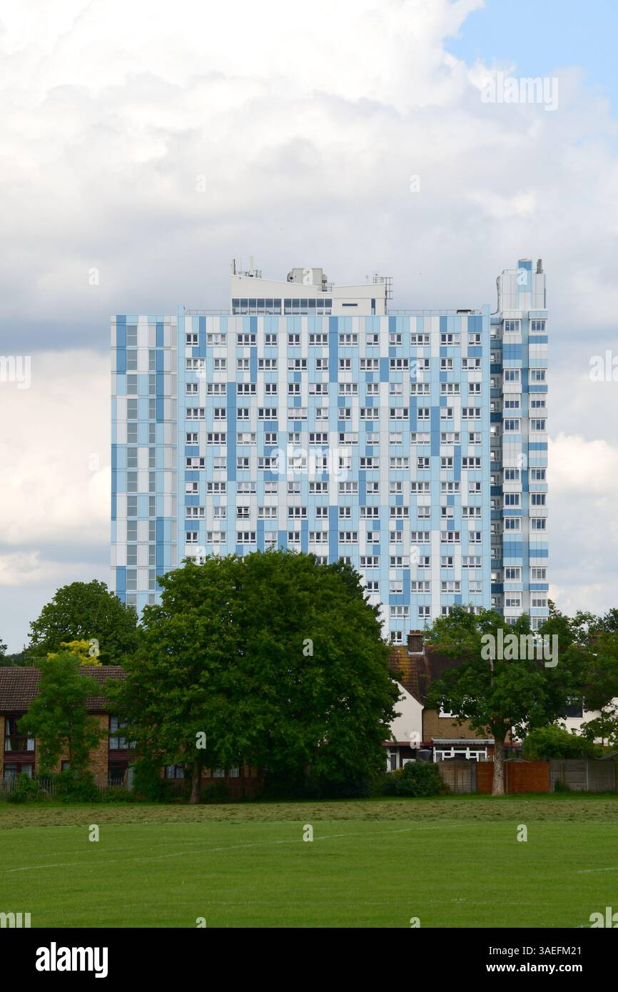 Layers of Urban Calm Neighborhood Stock Photo - Alamy