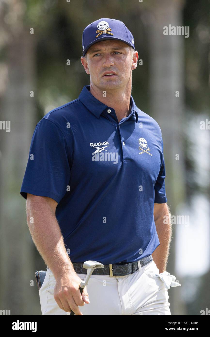 Captain Bryson DeChambeau of Crushers GC seen on the 10th green during ...