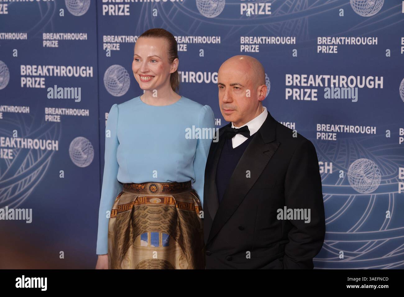 Julia Milner, Yuri Milner attend the 11th Breakthrough Prize Ceremony ...