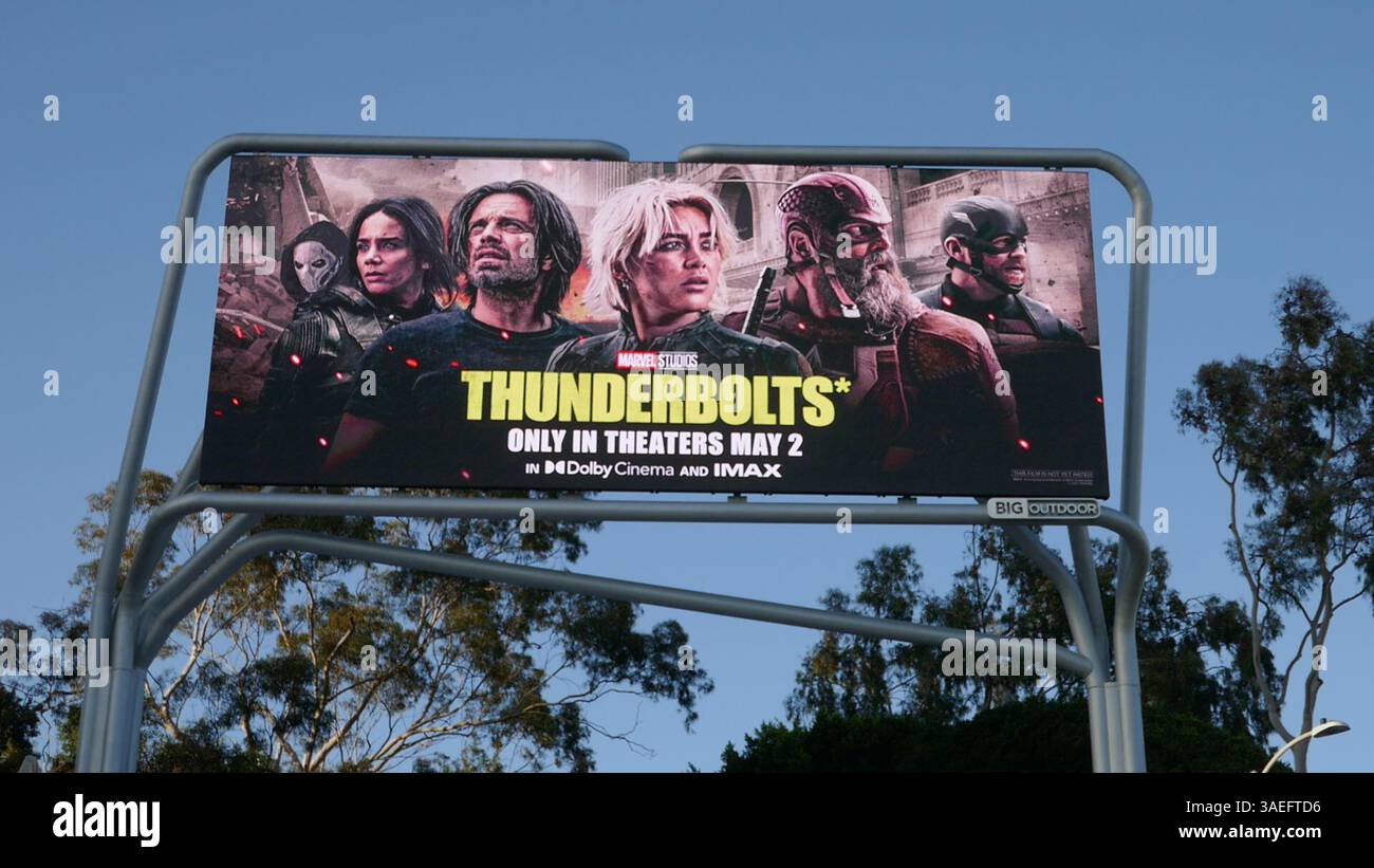 Los Angeles, California, USA 4h April 2025 Marvel Studios Thunderbolts ...