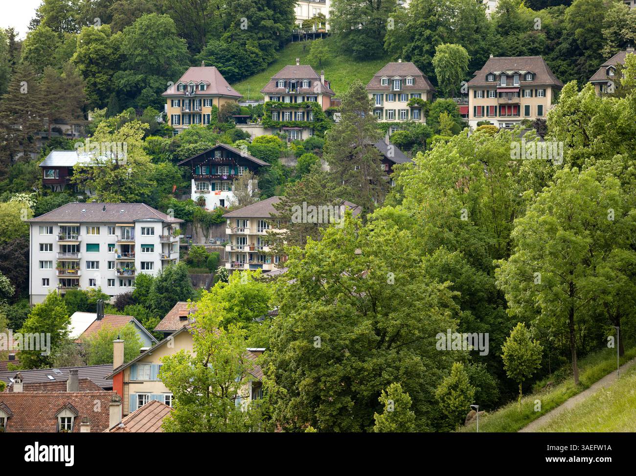 Bern, Switzerland, 20 of June 2024. View of beautifully landscaped ...