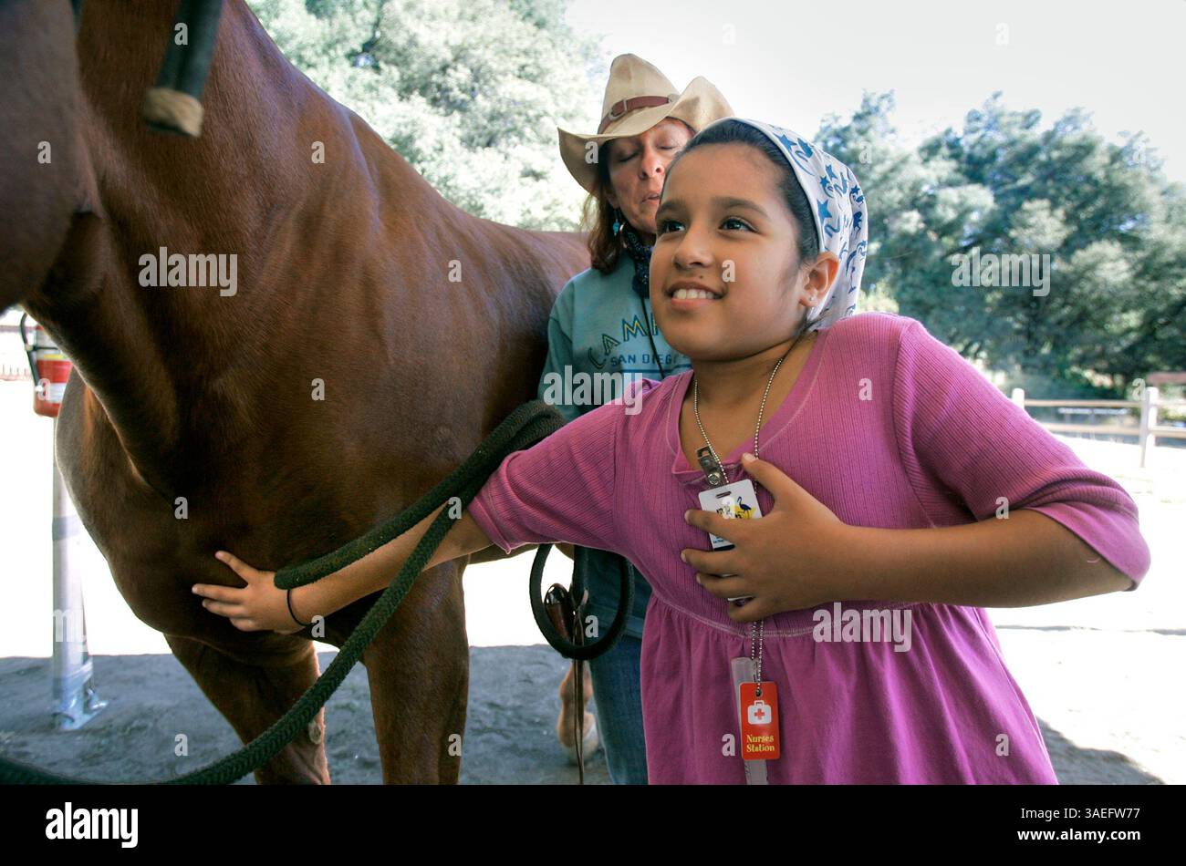 September 26, 2009, -Julian, CA, U.S.A- During an activity at Camp Erin ...