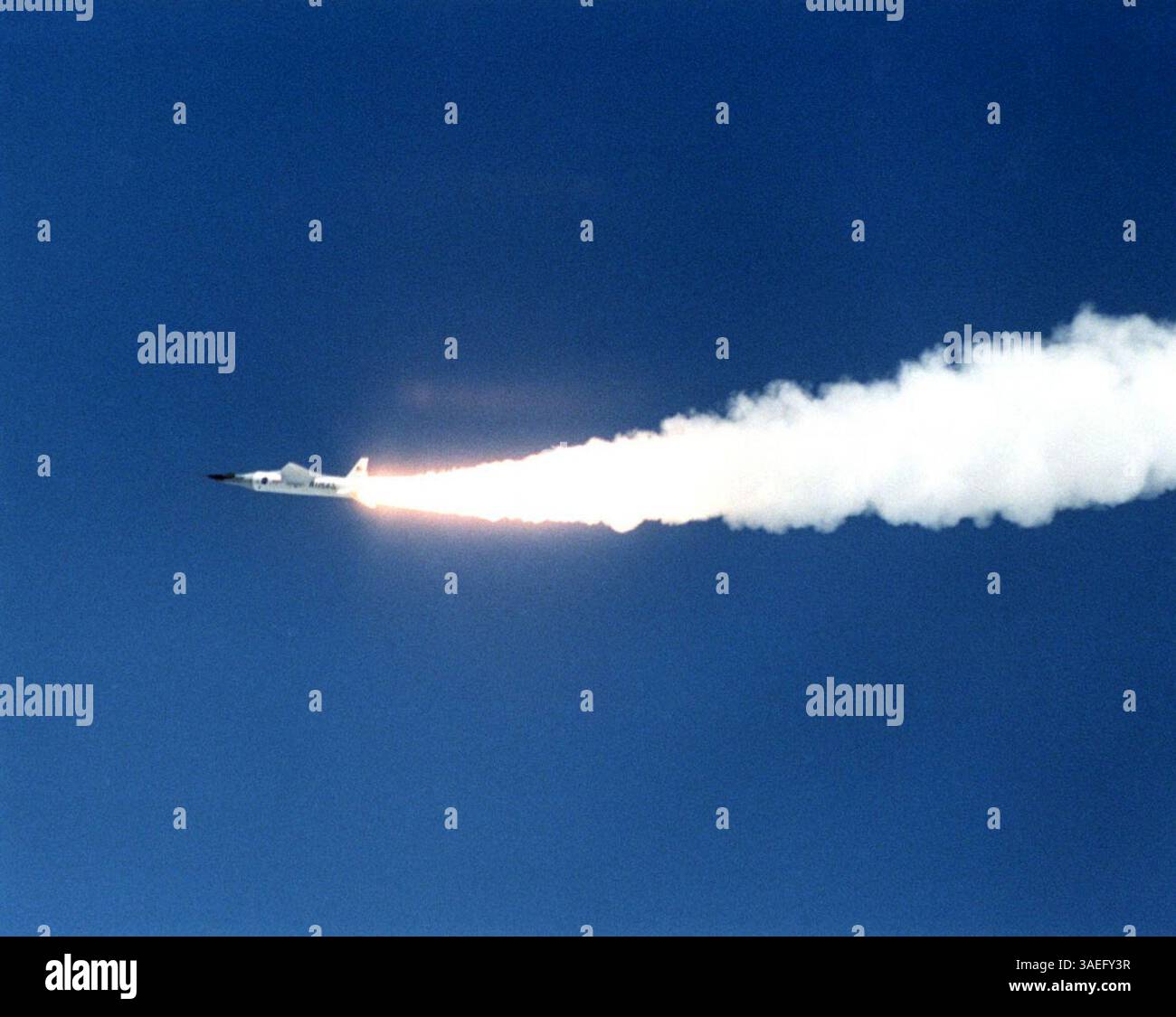 May 02, 2001; CA, USA; The ill-fated test plane's Pegasus rocket is ...