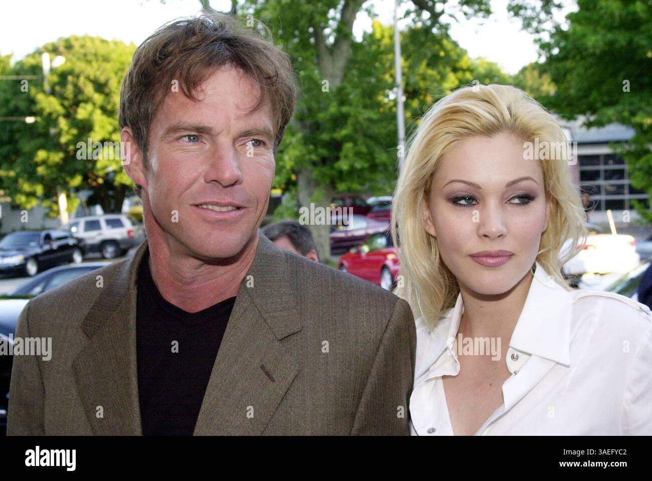 Jul 28, 2001; Southampton, New York, USA; Actor DENNIS QUAID & new ...