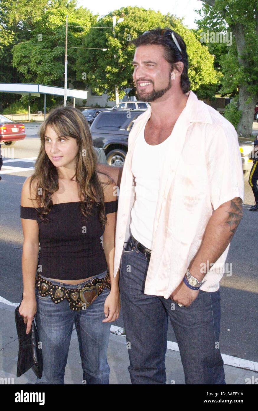 Jul 28, 2001; South Hampton, New York, USA; Actor JOHN ENOS & date ...
