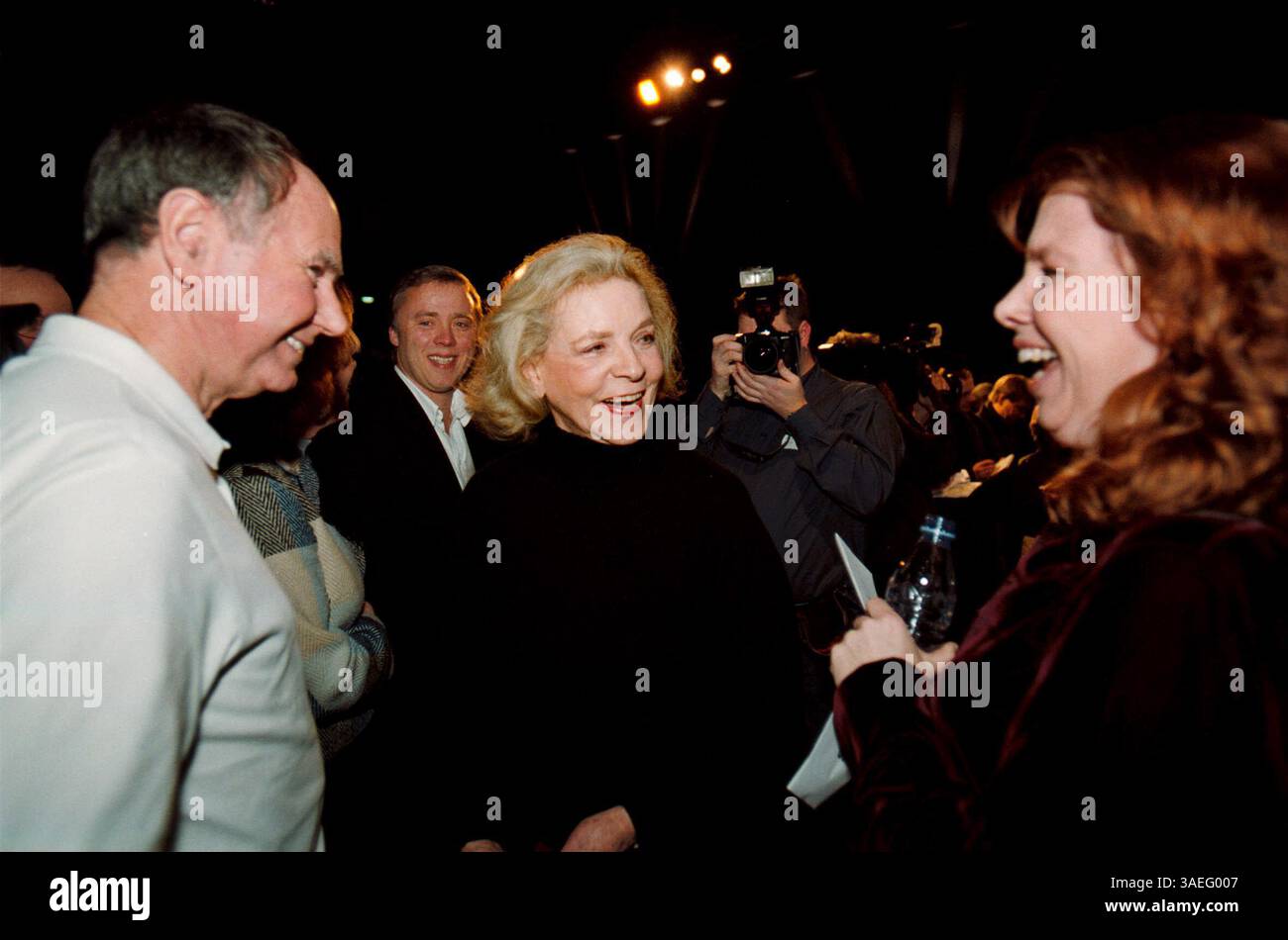 Jan 30, 2002; Trollhattan, SWEDEN; Actress LAUREEN BACALL during a ...