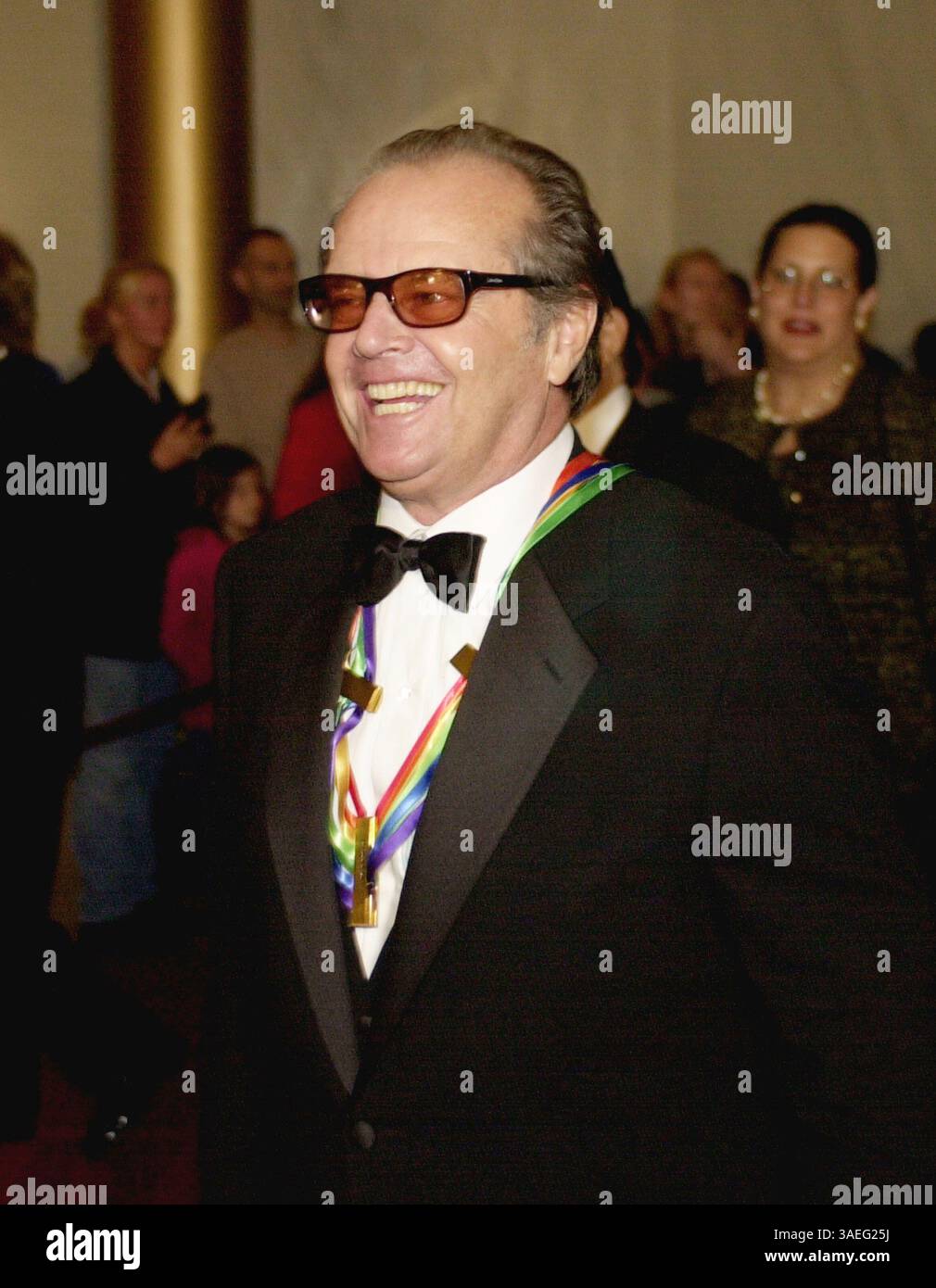 Dec 02, 2001; Washington, DC, USA; Actor JACK NICHOLSON arrives at the ...