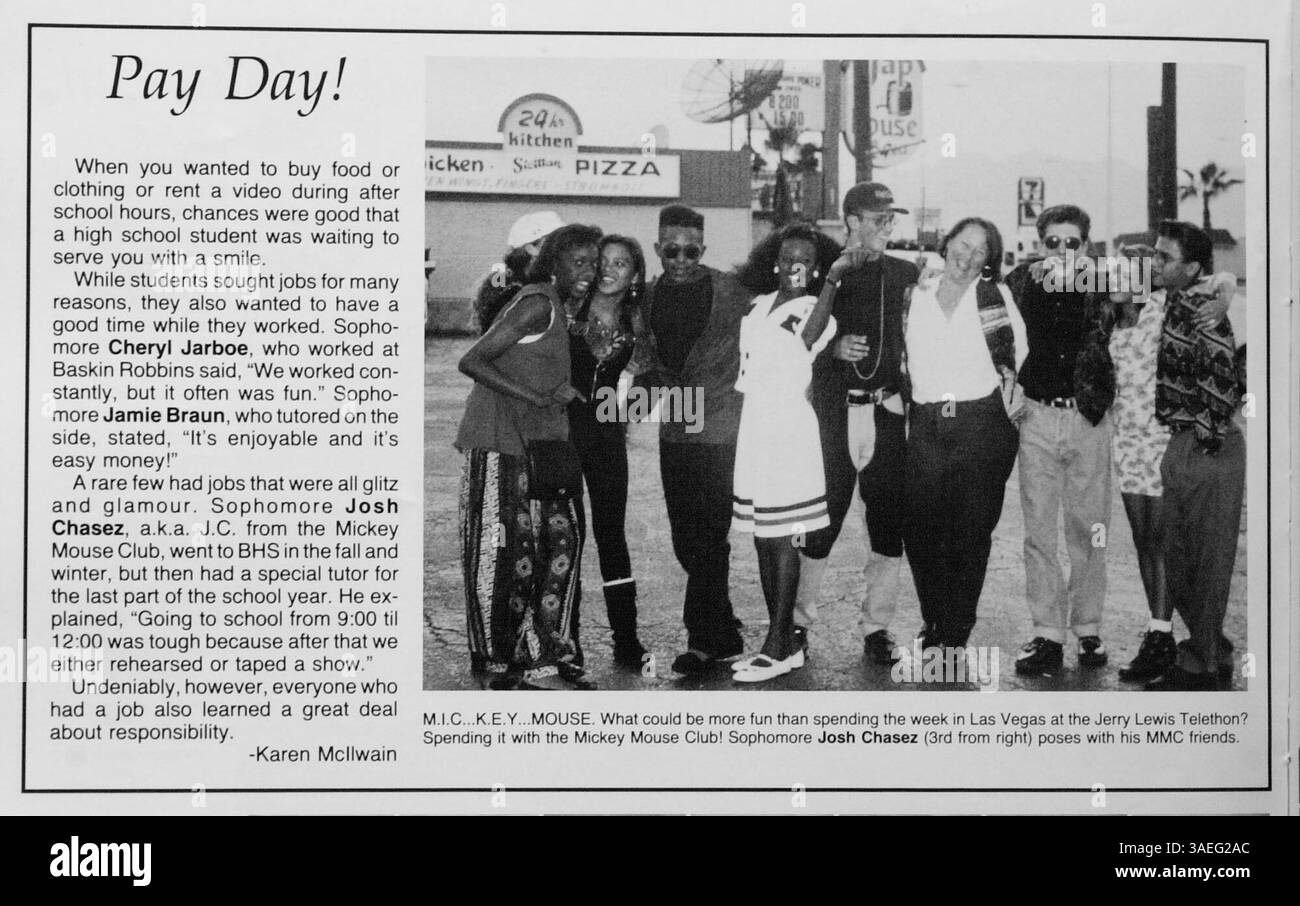 Dec 11, 2001; Bowie, Maryland, USA; FILE PHOTO; JOSH ("J.C.") CHASEZ ...