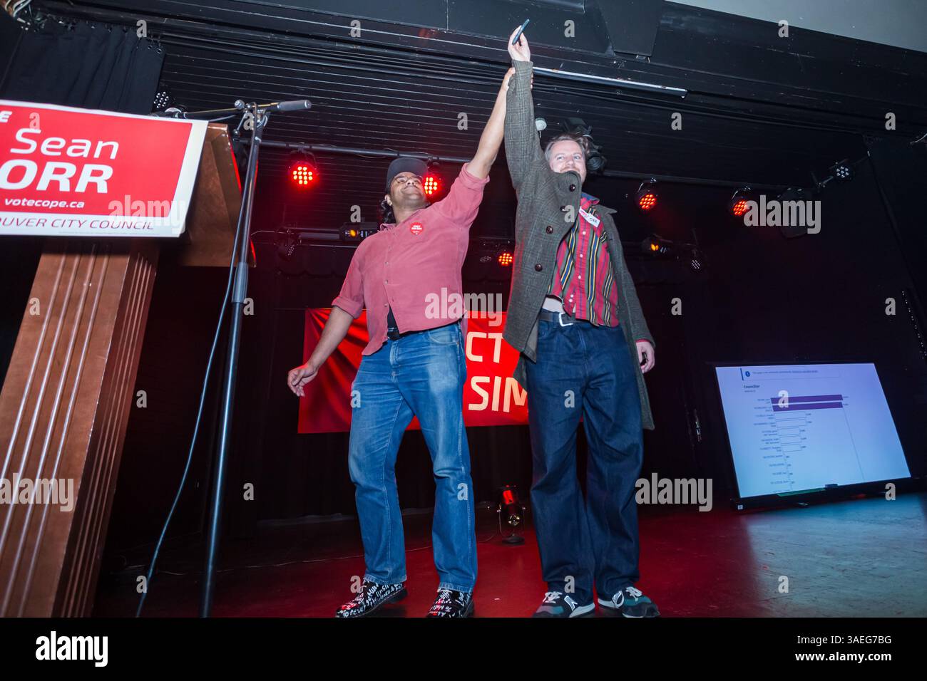 Vancouver, British Columbia, Canada. 6th Apr, 2025. Sean Orr of COPE ...