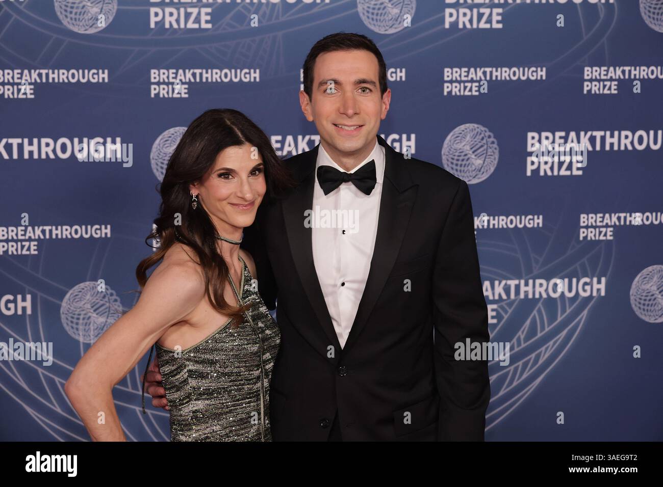 Pilar Queen, Andrew Ross Sorkin attend the 11th Breakthrough Prize ...
