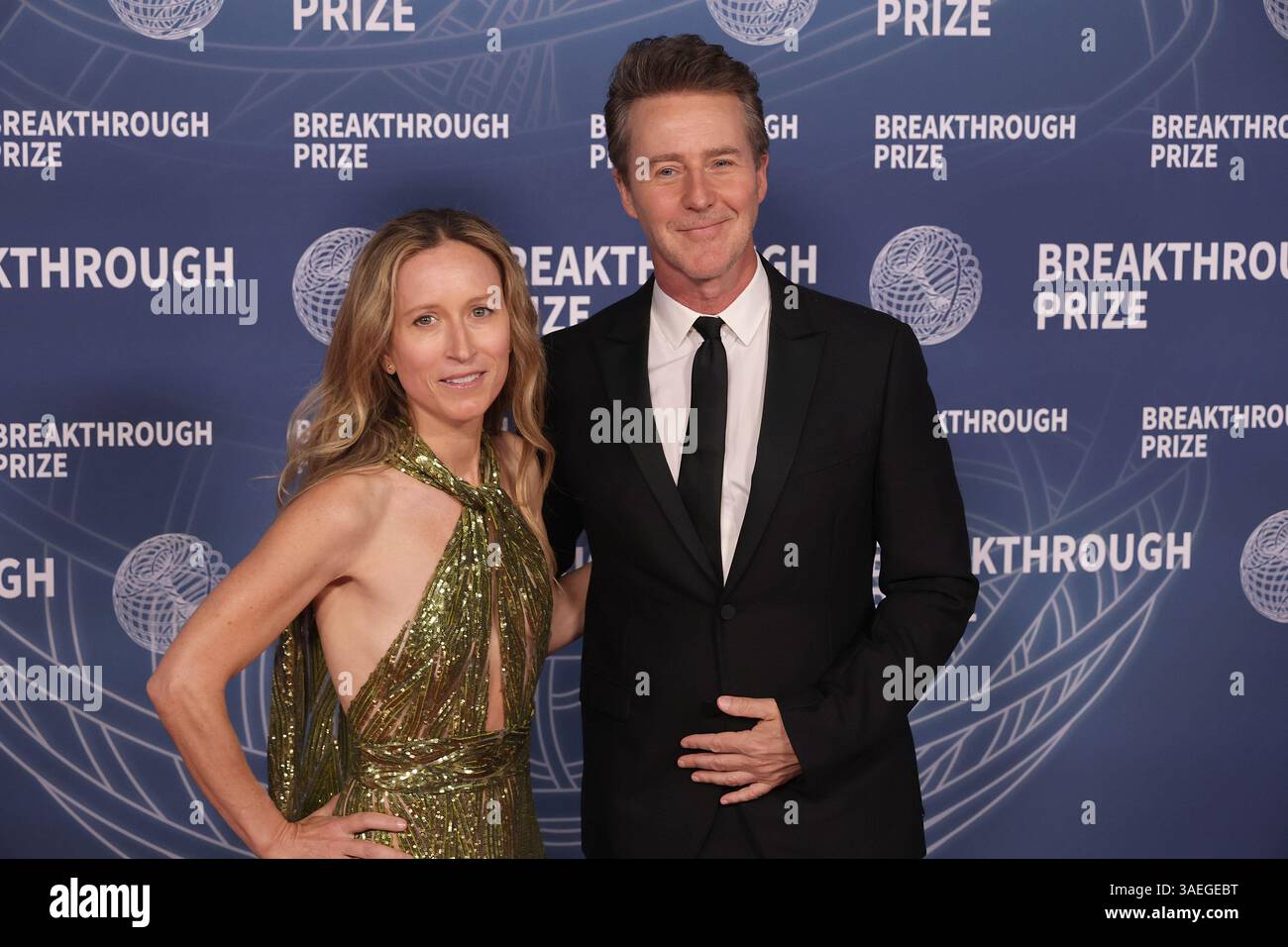 Shauna Robertson, Edward Norton attend the 11th Breakthrough Prize ...