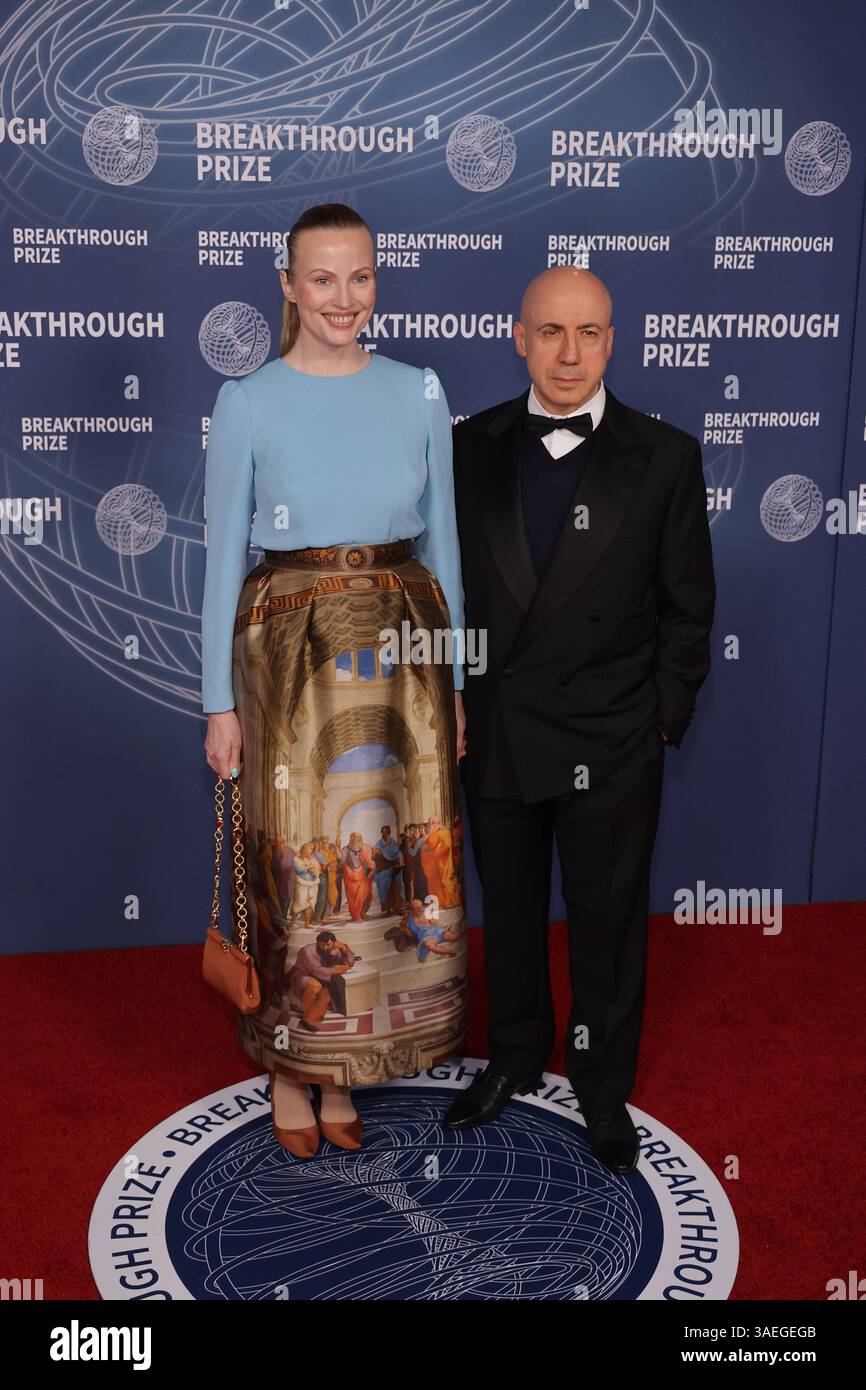 Santa Monica, USA. 06th Apr, 2025. Julia Milner, Yuri Milner attend the ...