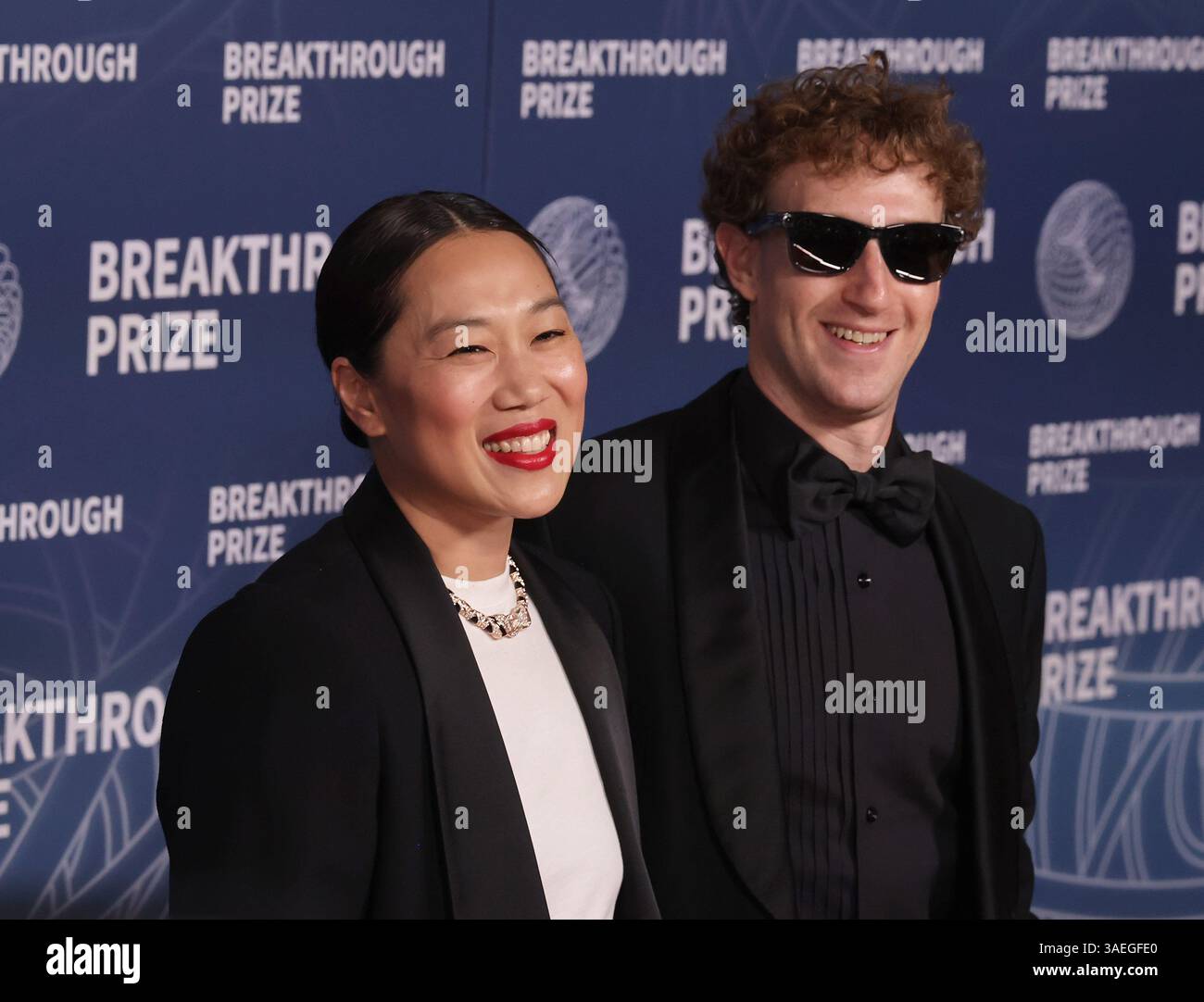 Priscilla Chan, Mark Zuckerberg attend the 11th Breakthrough Prize ...