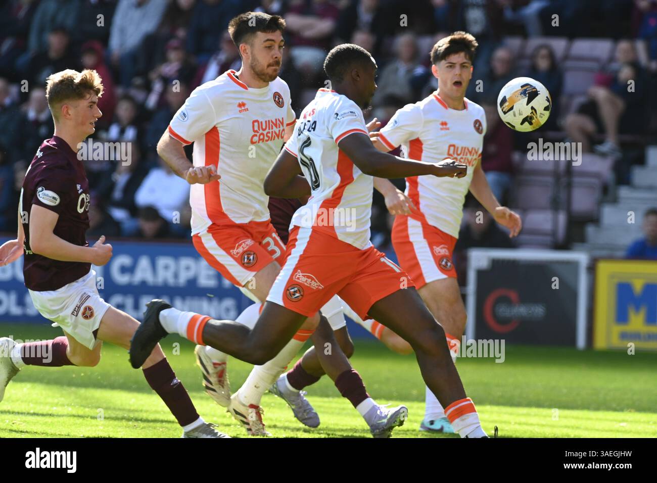 Tynecastle Park Edinburgh Scotland UK.5th April 25 William Hill ...
