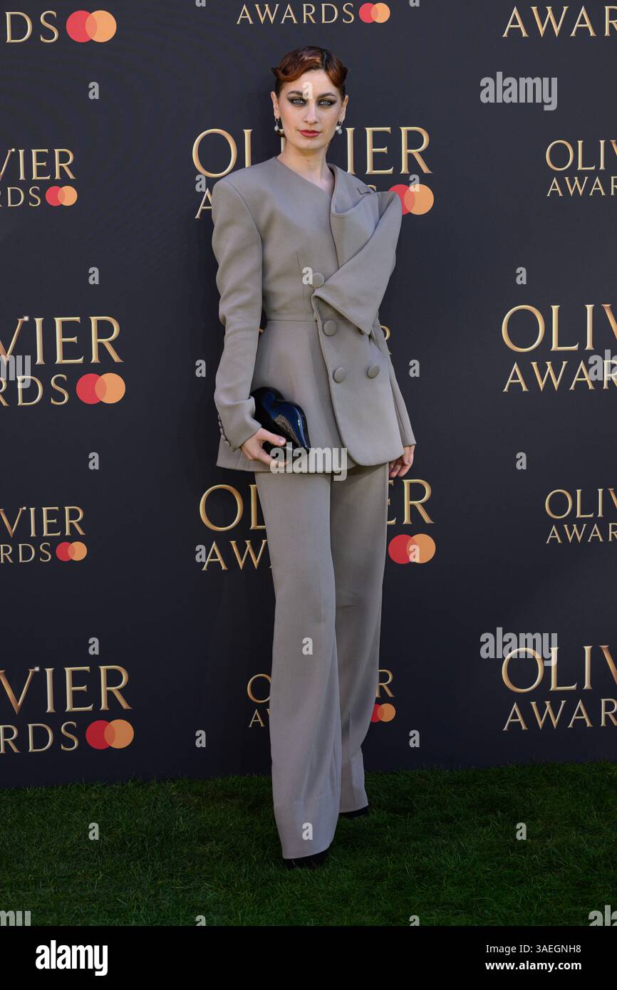 London, UK. April 6th, 2025. Georgie Buckland arriving at The Olivier ...