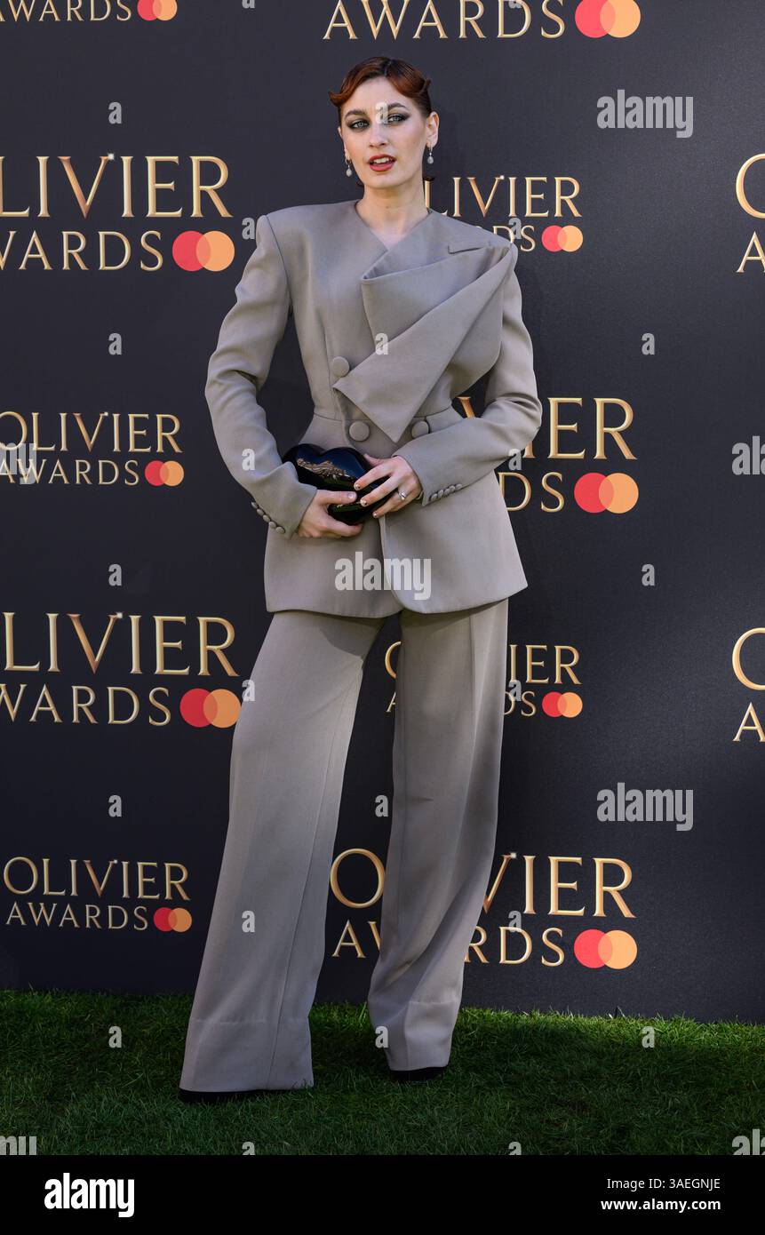 London, UK. April 6th, 2025. Georgie Buckland arriving at The Olivier ...
