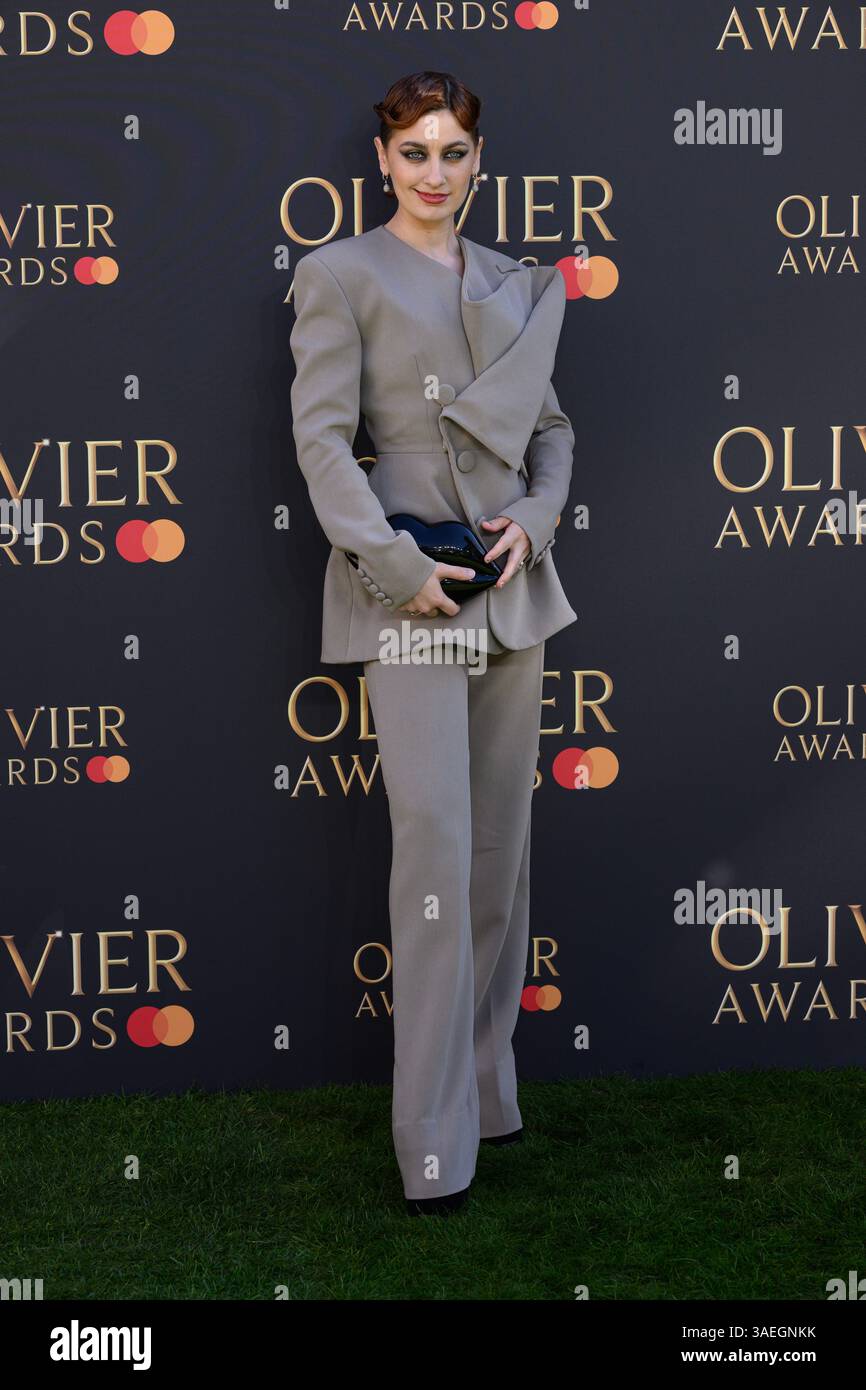 London, UK. April 6th, 2025. Georgie Buckland arriving at The Olivier ...