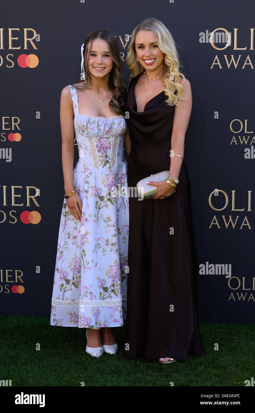London, UK. April 6th, 2025. Alisha Weir and guest arriving at The ...