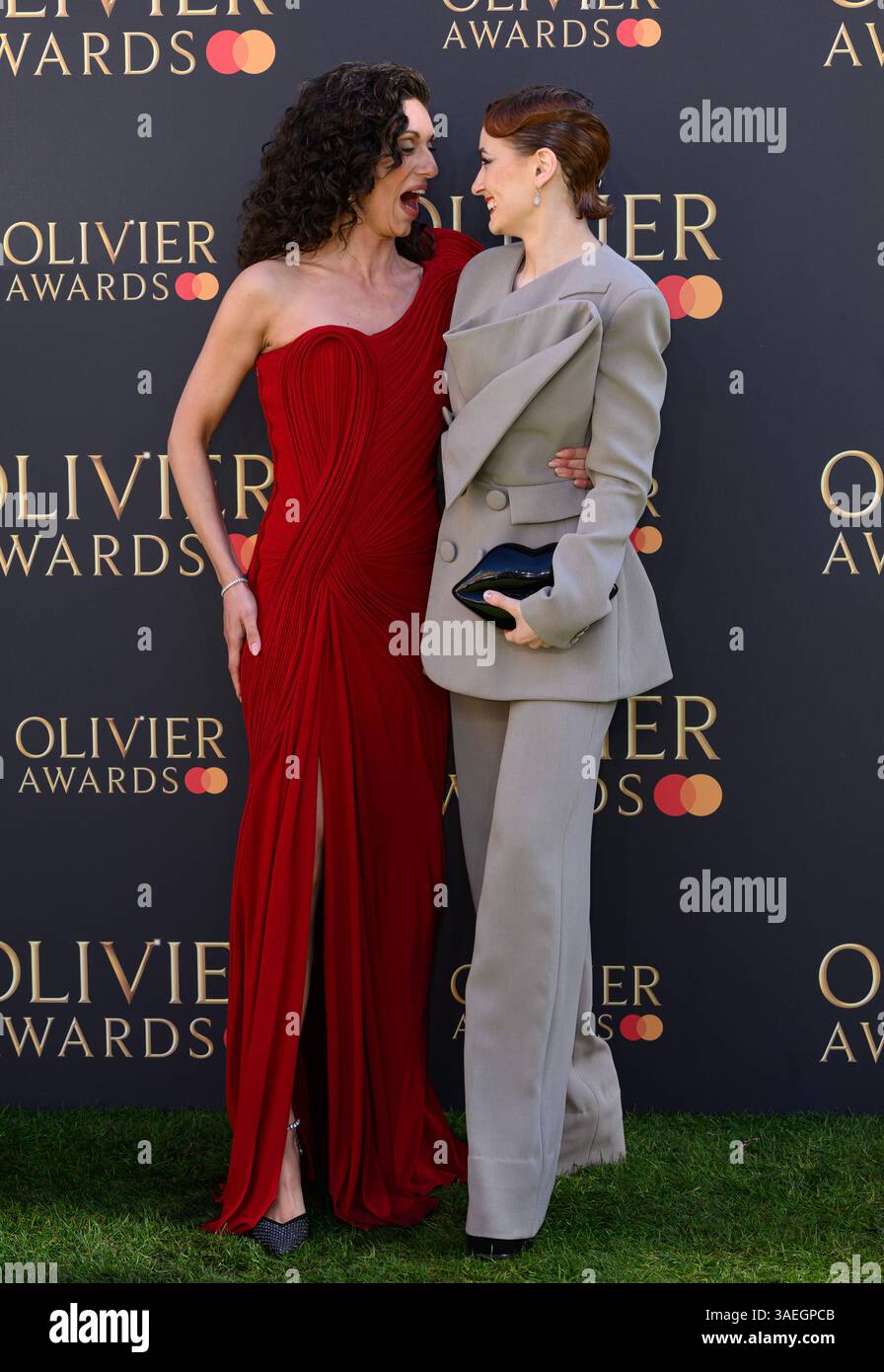 London, UK. April 6th, 2025. Amy Di Bartolomeo and Georgie Buckland ...
